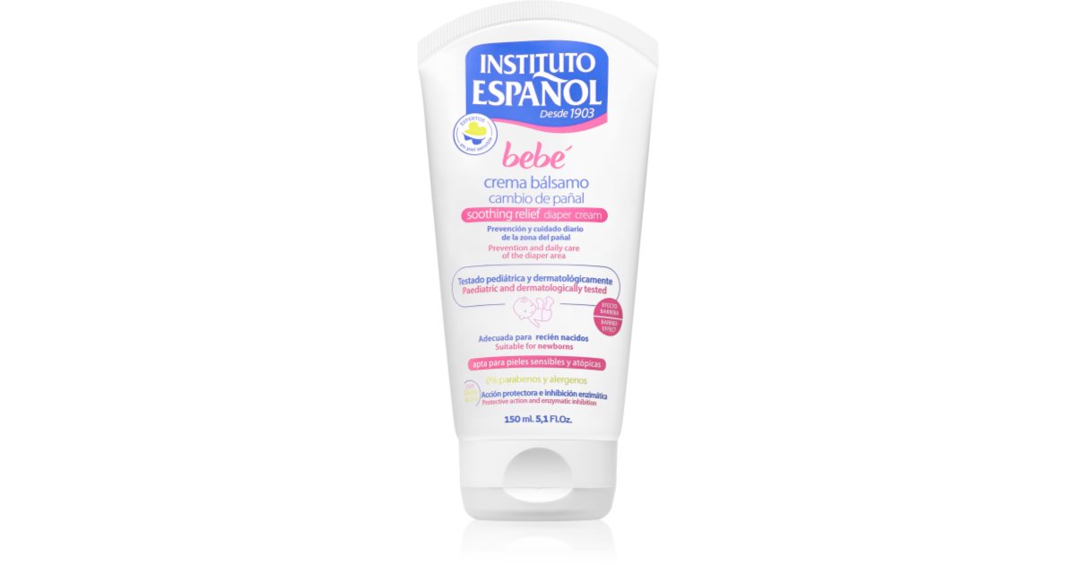 Instituto Español Tubo Crema Balsamo Pañal Linea Bebe Cream | notino.ie