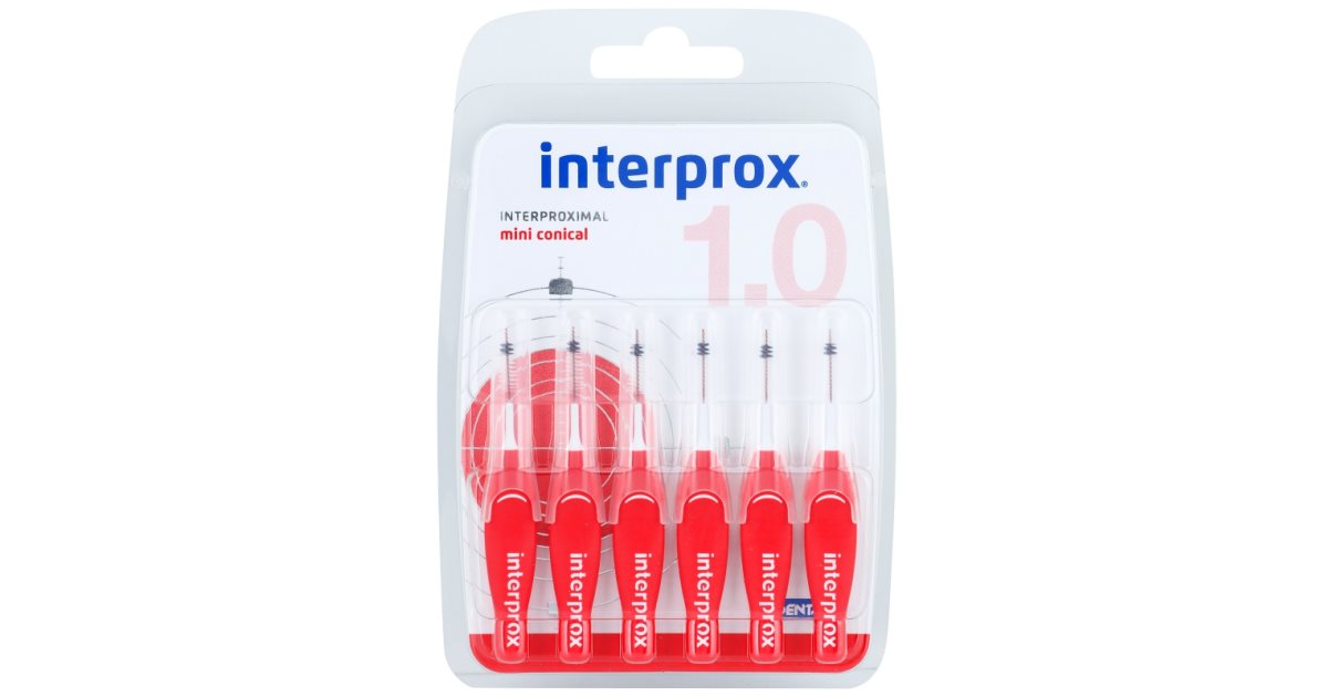 Interprox 4G Mini Conical Flexible Conical Interdental Brushes 6 pcs ...