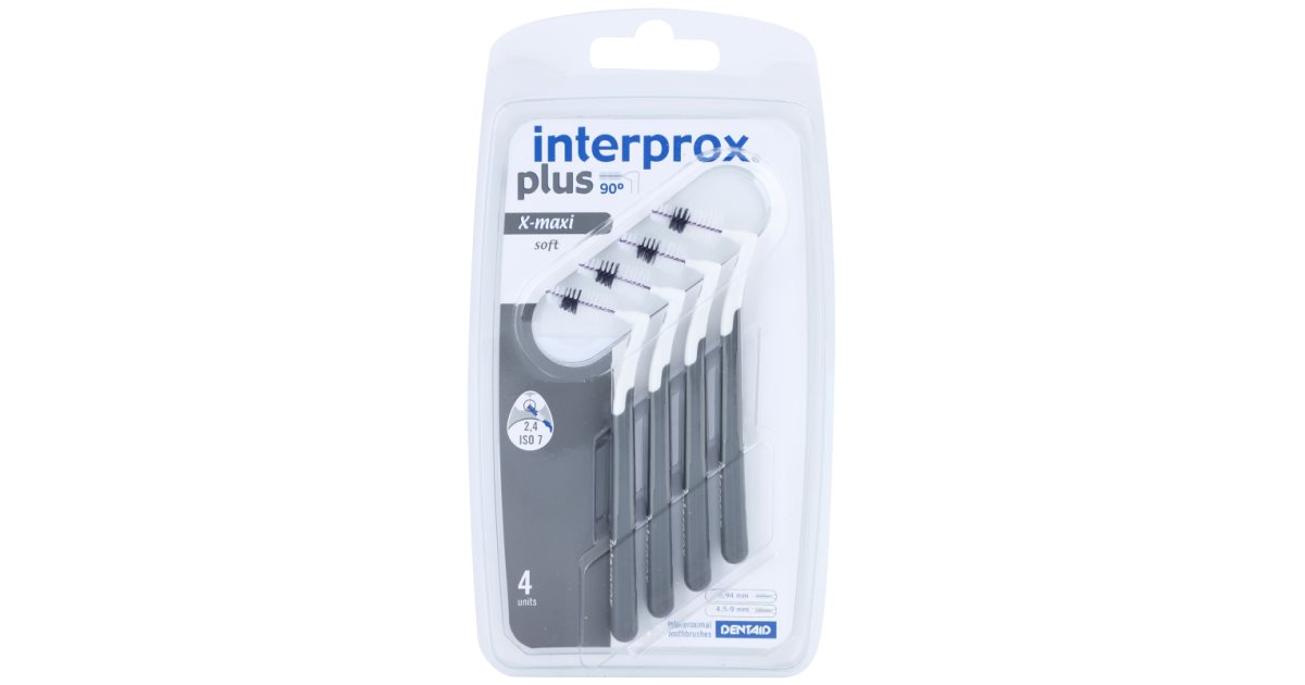 Interprox Plus 90° X-Max Conical Interdental Brushes Soft 4 pcs ...