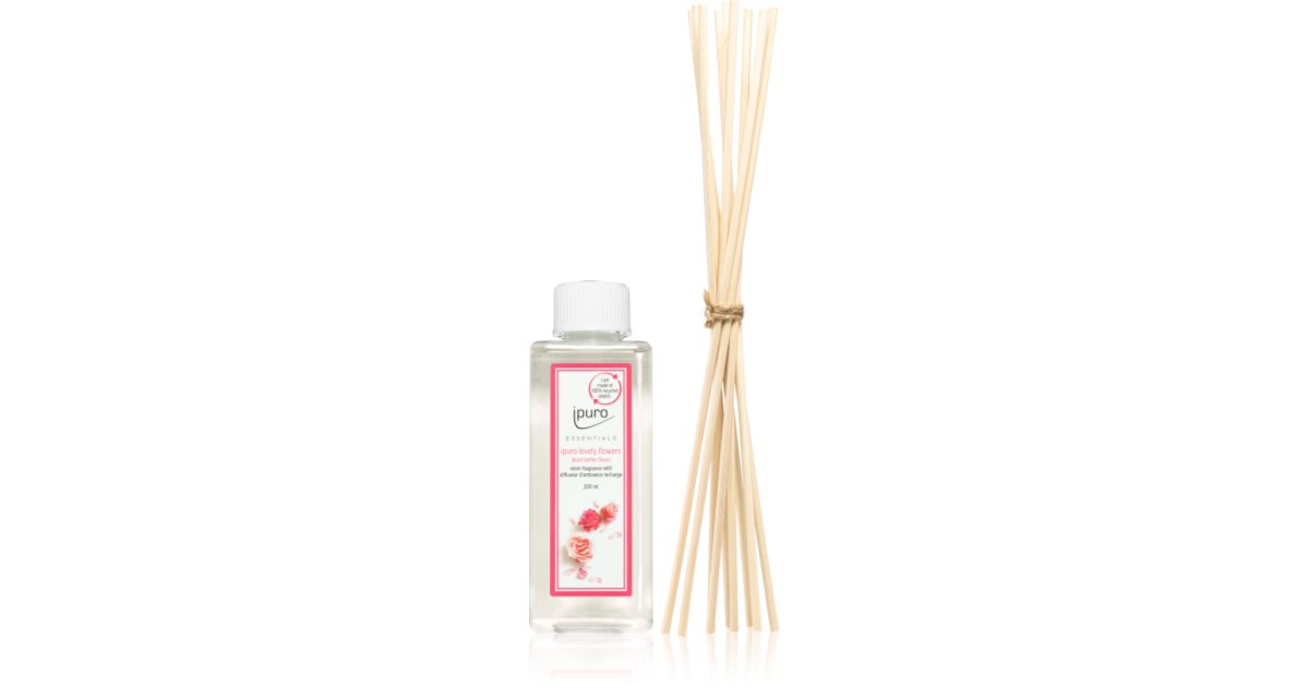 ipuro Essentials Lovely Flowers aroma-diffuser navulling + Stokjes ...