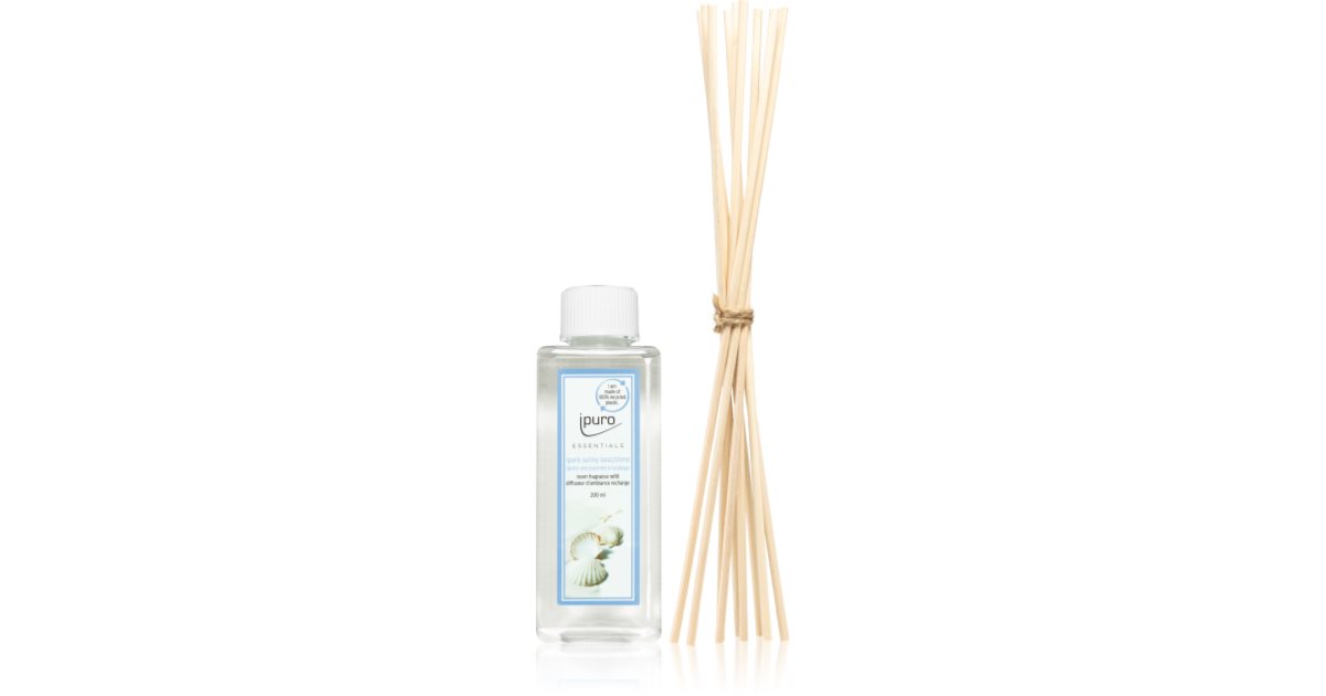 ipuro Essentials Sunny Beachtime aroma-diffuser navulling + Stokjes ...