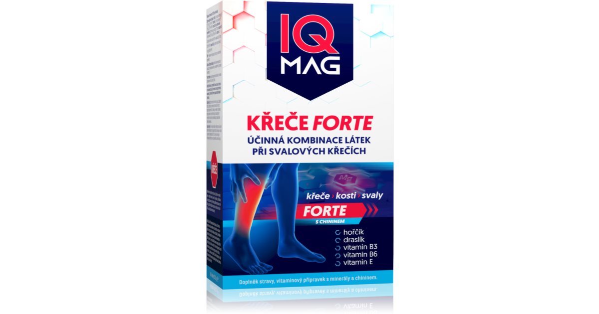 IQ Mag Horčík Forte - Stop kŕčom tablety s vysokým obsahom horčíka ...