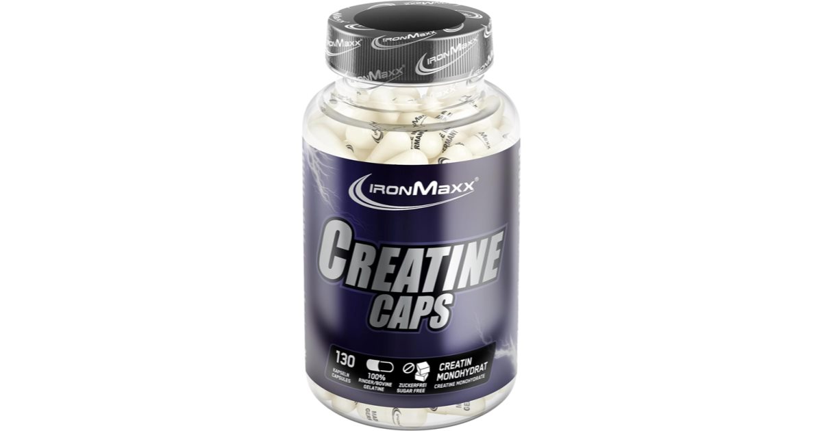IronMaxx Creatine Caps créatine monohydrate en capsules | notino.fr