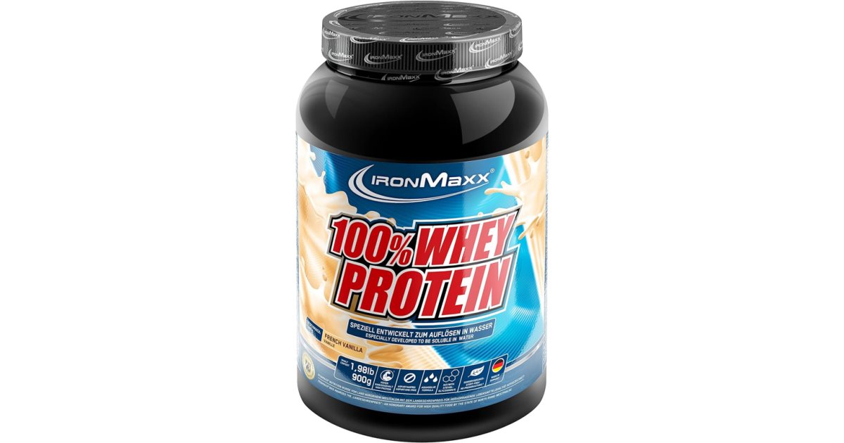 IronMaxx 100 % Whey Protein protéine de petit-lait | notino.fr