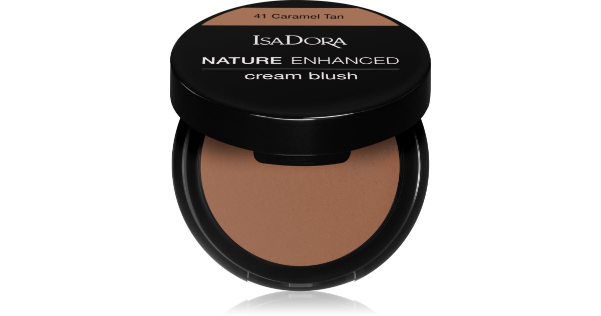 IsaDora Nature Enhanced Cream Blush Compact Blusher with Mirror and ...