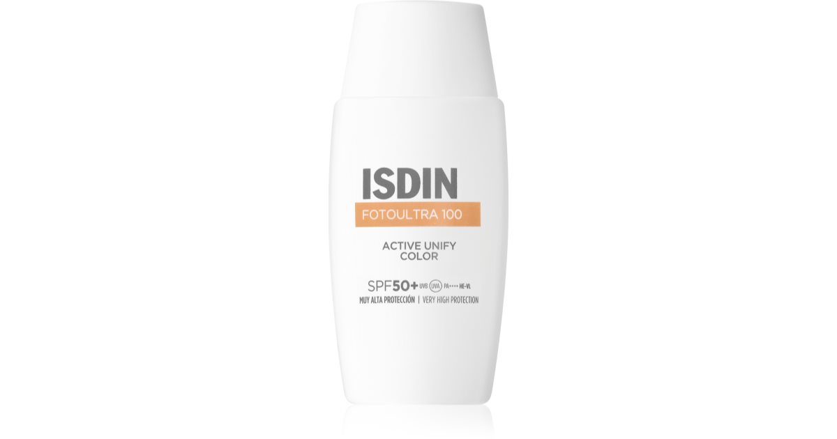 ISDIN FotoUltra 100 Active Unify Color Depigmentant SPF50+ protective ...