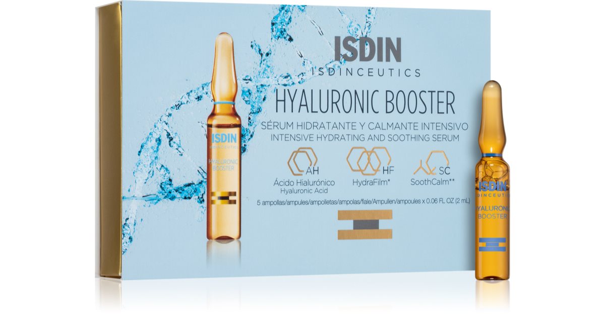 ISDIN Isdinceutics Hyaluronic Booster sérum hialurónico em ampolas ...