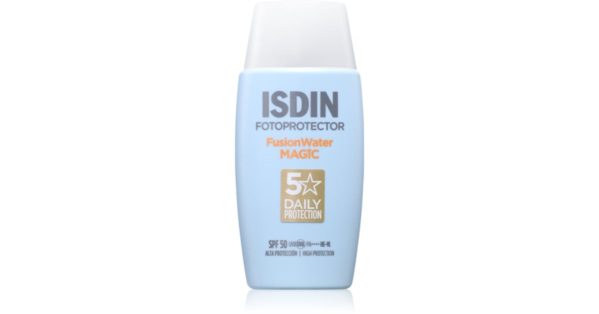 ISDIN Fusion Water facial sunscreen SPF 50 | notino.co.uk