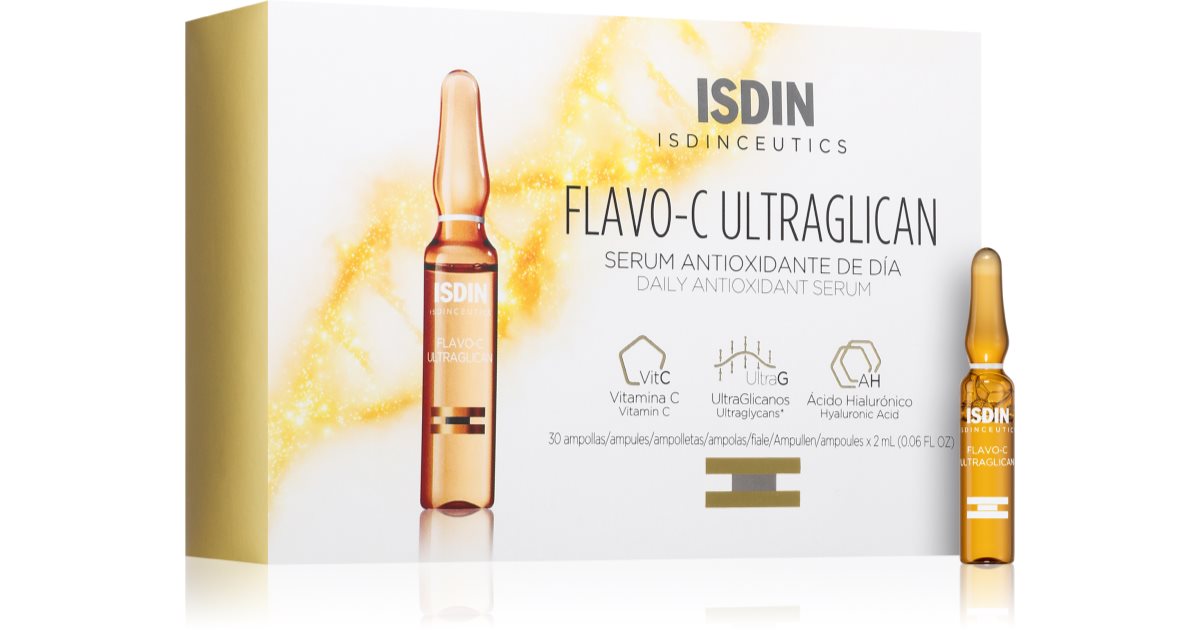ISDIN Isdinceutics Flavo-C Ultraglican antioxidant face firming serum ...