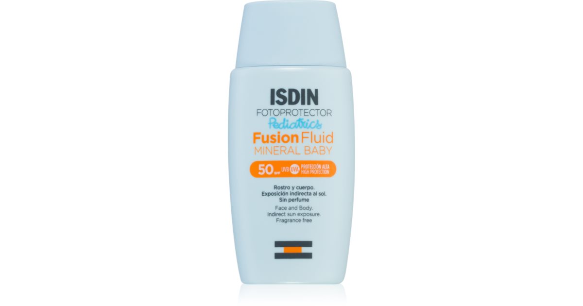 ISDIN Fotoprotector Fusion Fluid Mneral Baby mineral sun cream for ...
