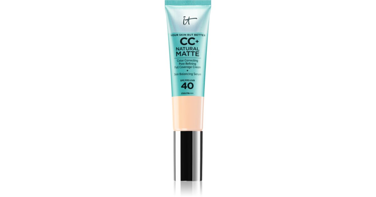 IT Cosmetics Your Skin But Better CC+ Natural Matte CC cream for a matt ...