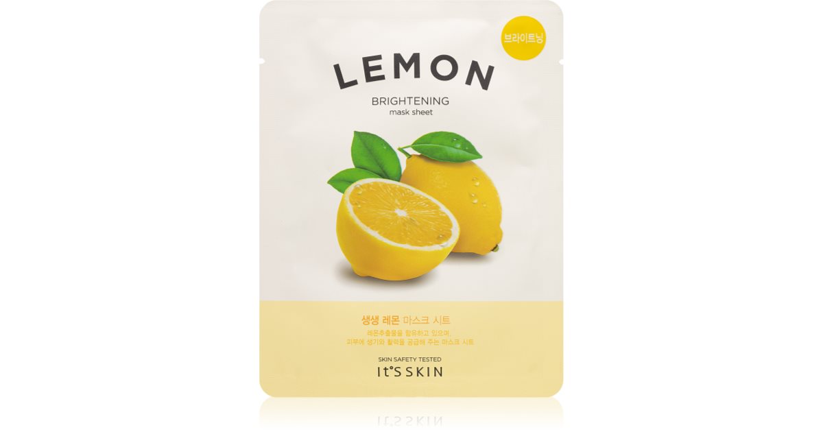 It´s Skin The Fresh Mask Lemon Brightening Face Sheet Mask | notino.ie