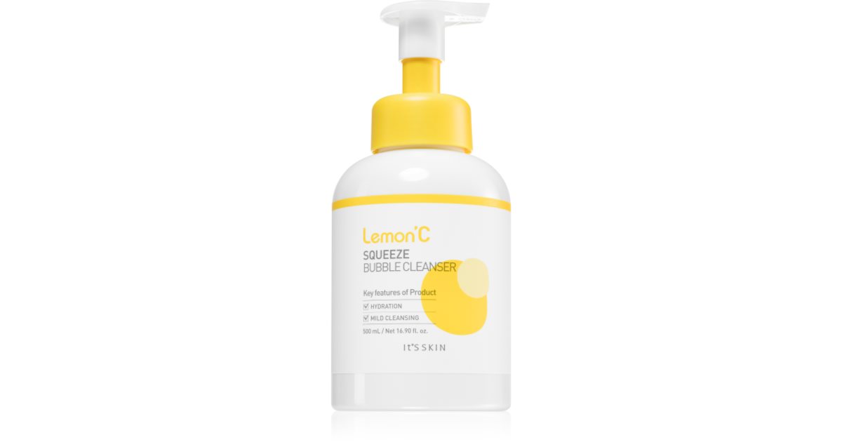 It´s Skin Lemon' C Squeeze espuma limpiadora hidratante para pieles ...