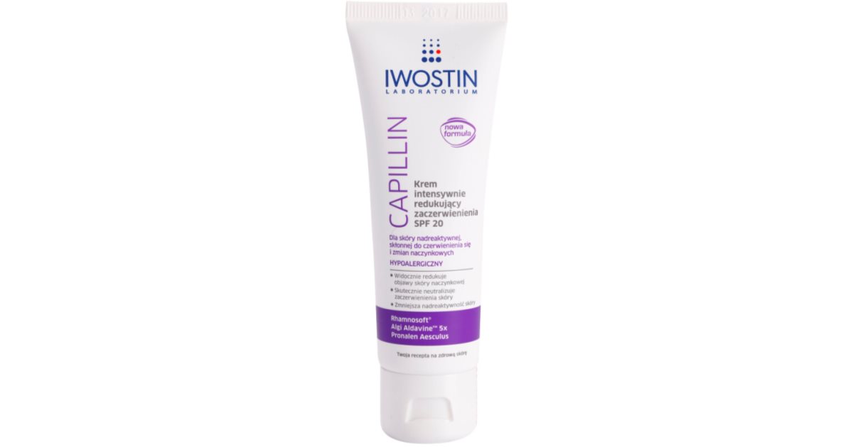 Iwostin Capillin crema intensiva antirojeces SPF 20 | notino.es