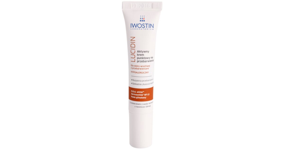 Iwostin Lucidin Active Day Cream for Pigment Spots Correction | notino ...