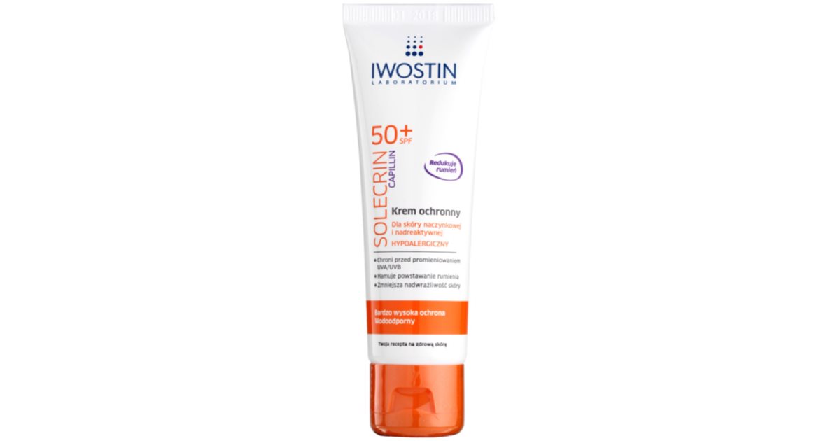 Iwostin Solecrin Capillin crema protectora para pieles con pequeños ...