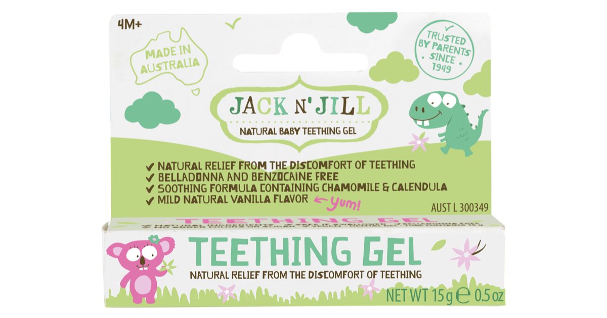 Jack N’ Jill Teething Gel zklidňující gel na růst zoubků recenze ...