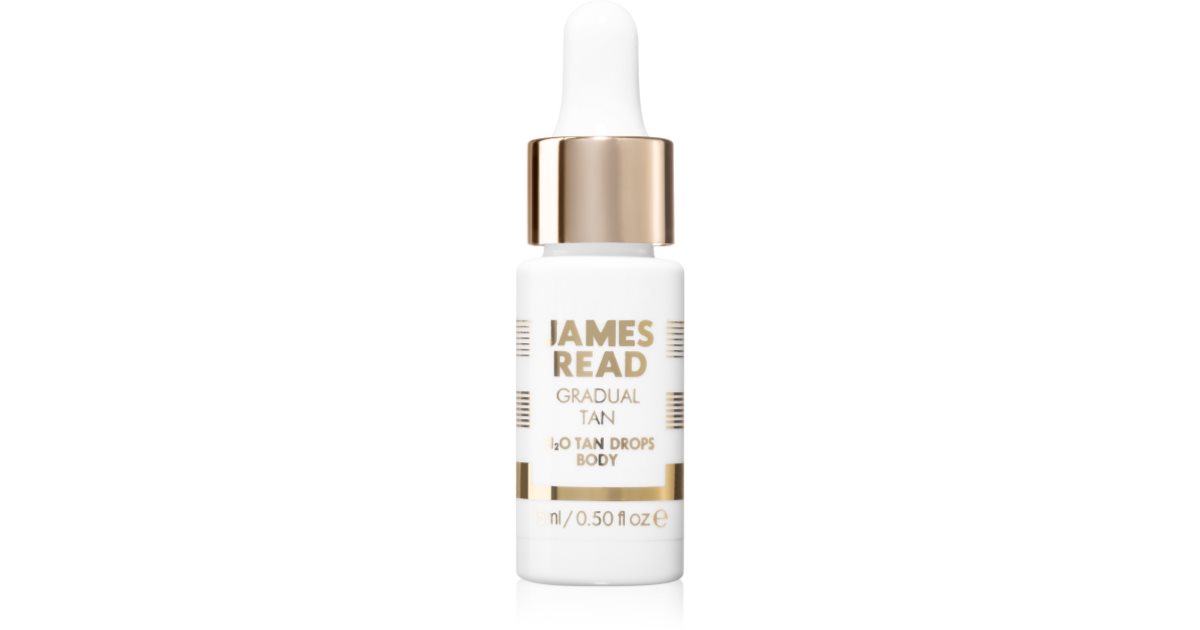 James Read Gradual Tan H2O Tan Drops self-tanning drops for the body ...