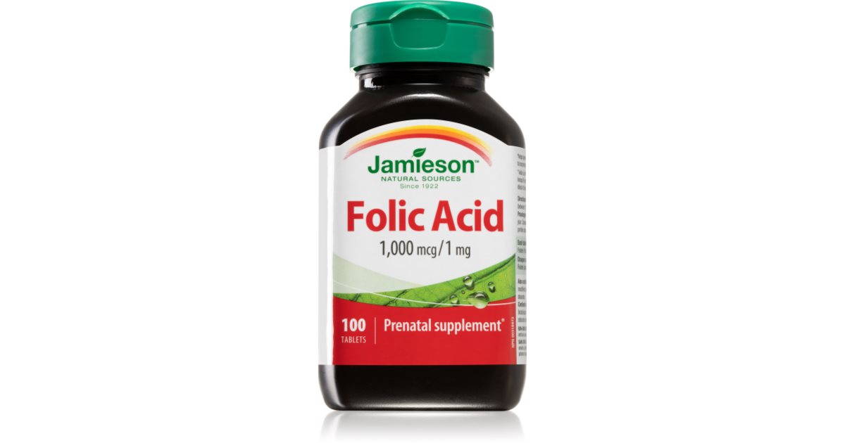 Jamieson Folic Acid 1000 mcg Tabletten für Schwangere | notino.ch