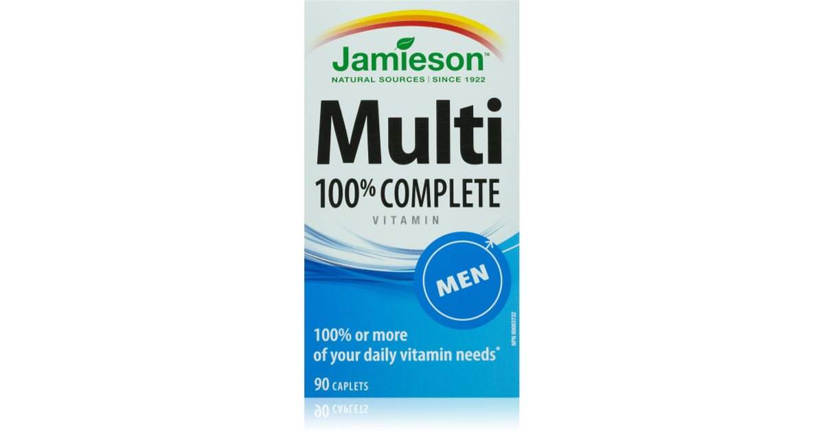 Jamieson Multi 100% complete vitamin tablety s multivitamínovým ...