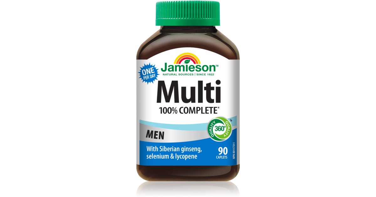 Jamieson Multi 100% Complete Men tablety s multivitamínovým komplexem ...