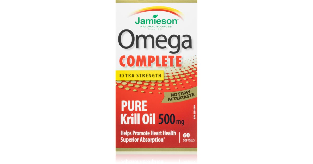Jamieson Omega Complete Pure Krill 500 mg měkké tobolky pro normální ...