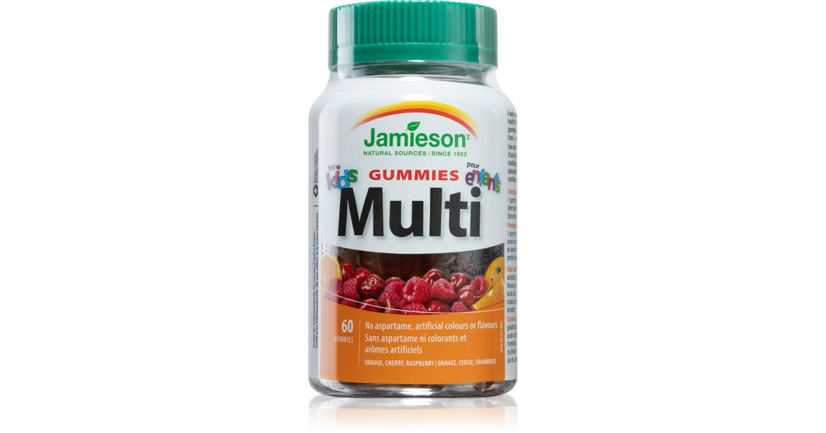 Jamieson Multi Kids Gummies gumové medvedíky s multivitamínovým ...