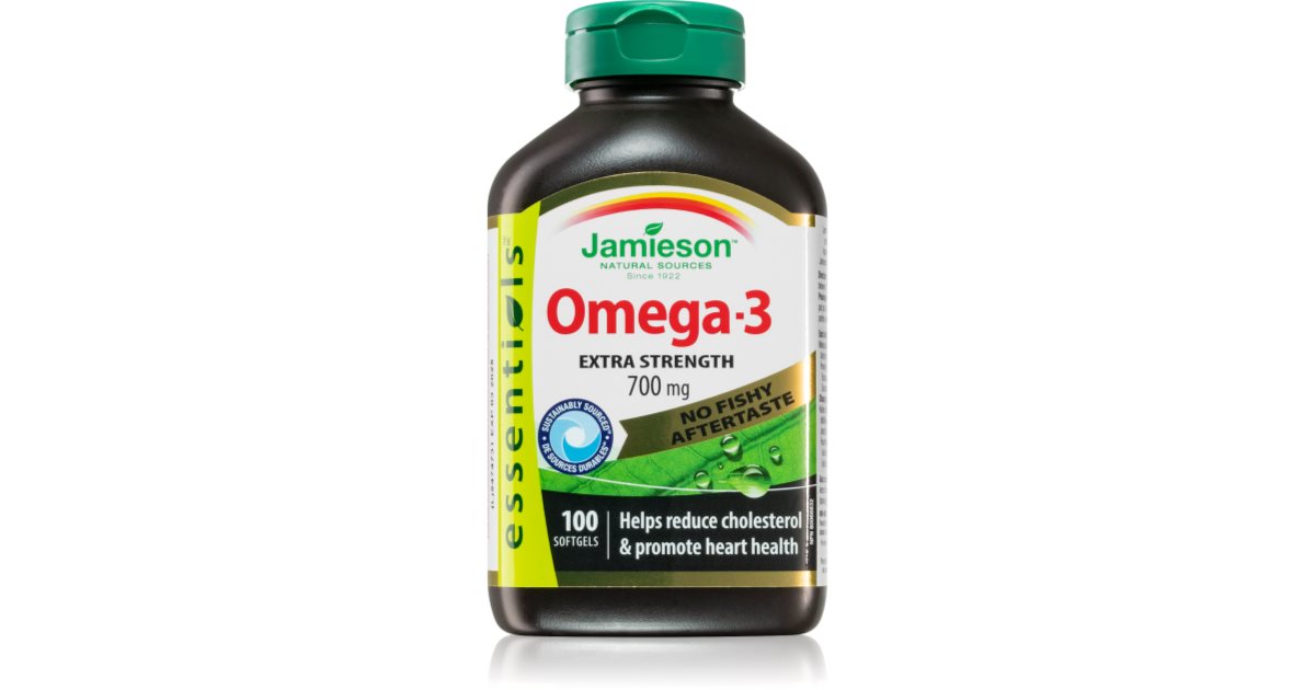 Jamieson Omega-3 Extra Strenght mäkké tobolky na podporu funkcie mozgu ...