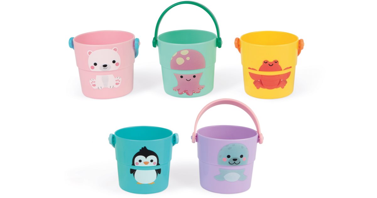 Janod Bath Toy Activities Buckets water bucket | notino.co.uk
