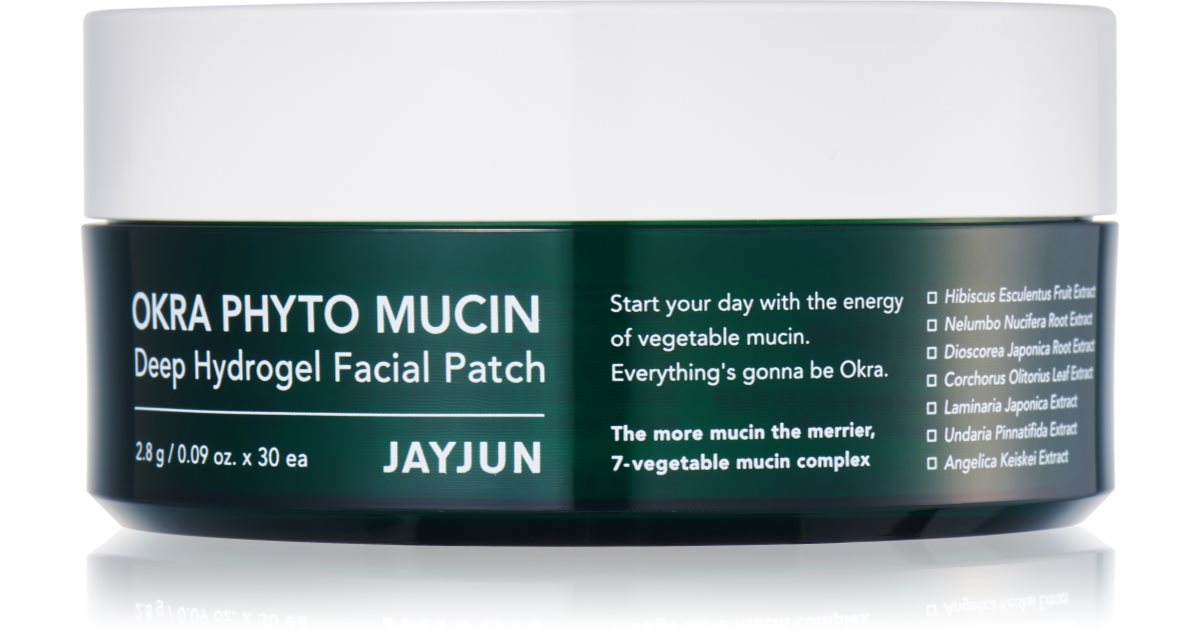 Jayjun Okra Phyto Mucin Återfuktande gel-pads med lugnande egenskaper | notino.se
