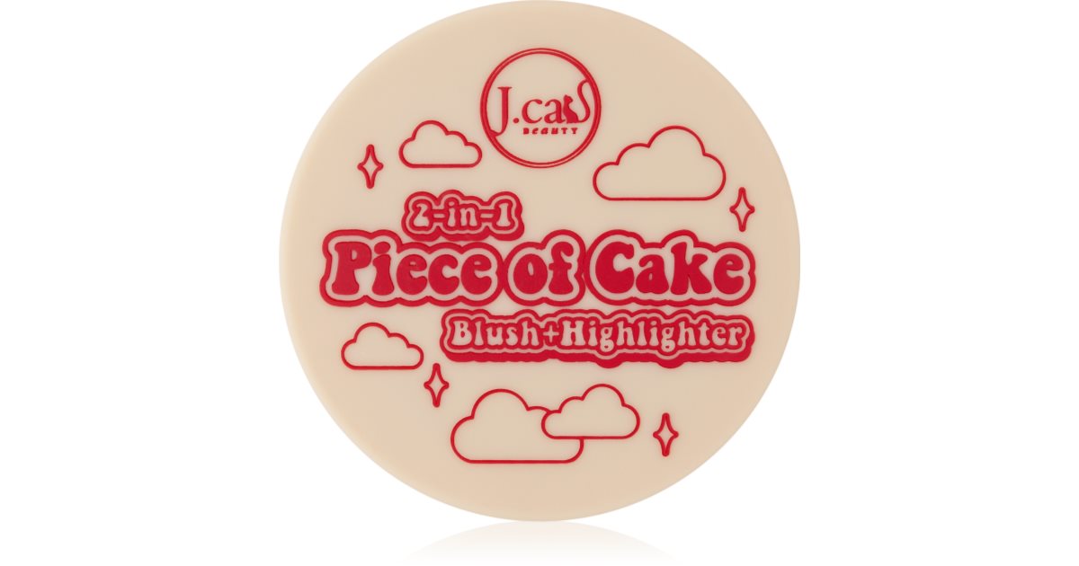 J.Cat Beauty 2 In 1 Piece Of Cake Blush with Illuminator | notino.ie