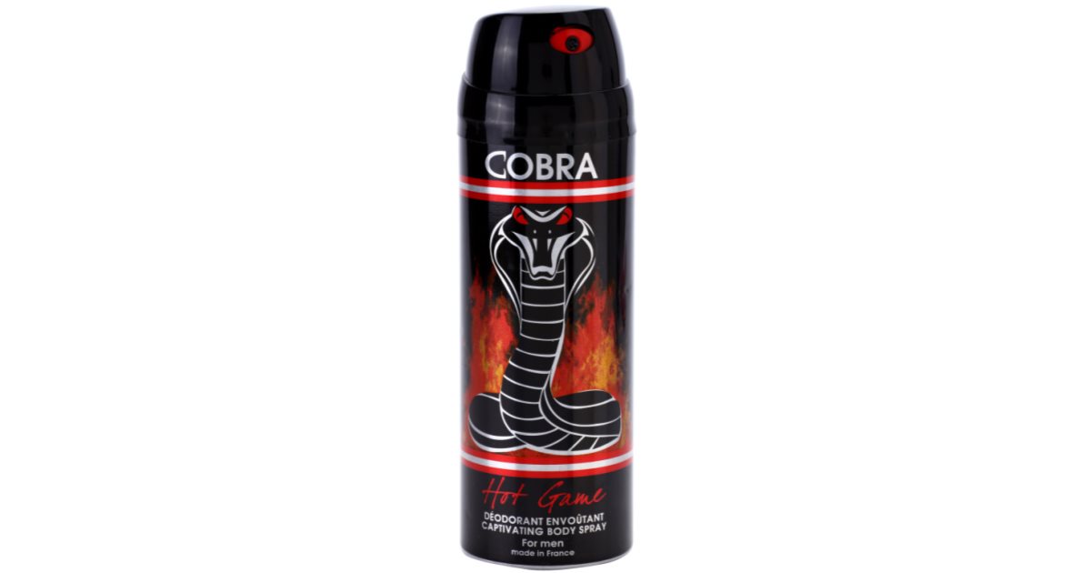 Jeanne Arthes Cobra Hot Game Deo Spray for Men 200 ml | notino.fi