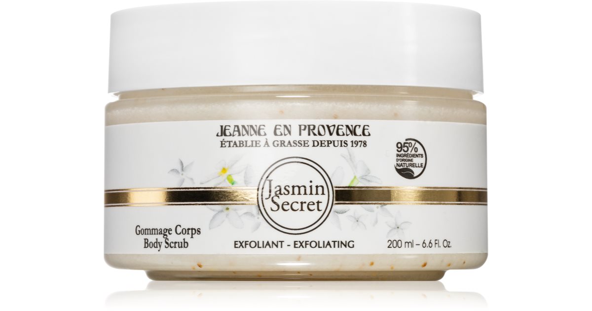 Jeanne en Provence Jasmin Secret peeling corporal suave com perfume para mulheres | notino.pt