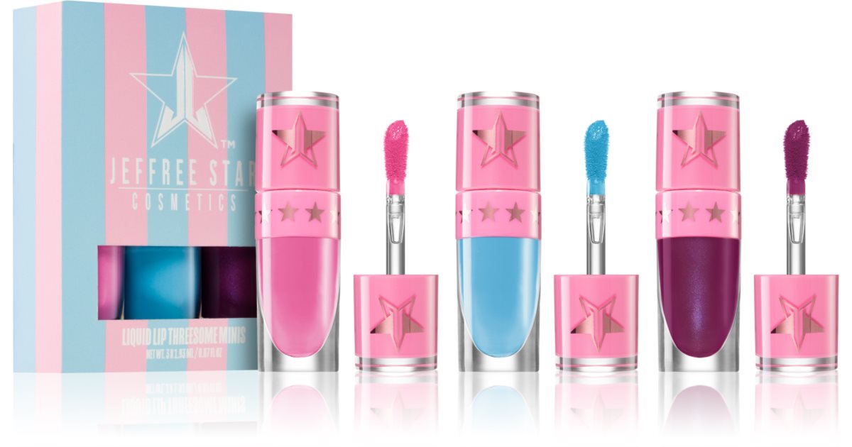 Jeffree Star Cosmetics Cotton Candy Mini Liquid Lip Threesome ...