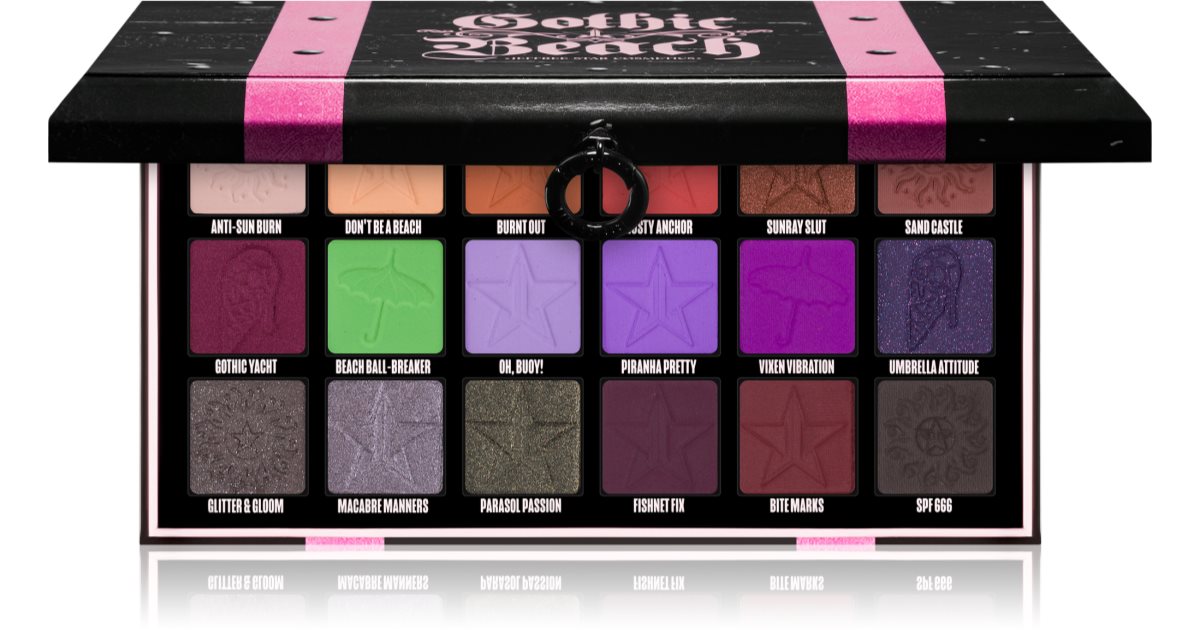 Jeffree Star Cosmetics Gothic Beach Palette paleta profesjonalnych ...