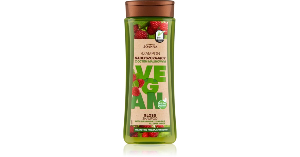 Joanna Vegan Raspberry Vinegar Shampoo for shiny and soft hair | notino.ie