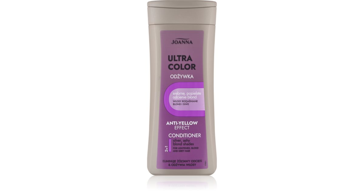 Joanna Ultra Color Fuktgivande och vårdande balsam för blont hår ...