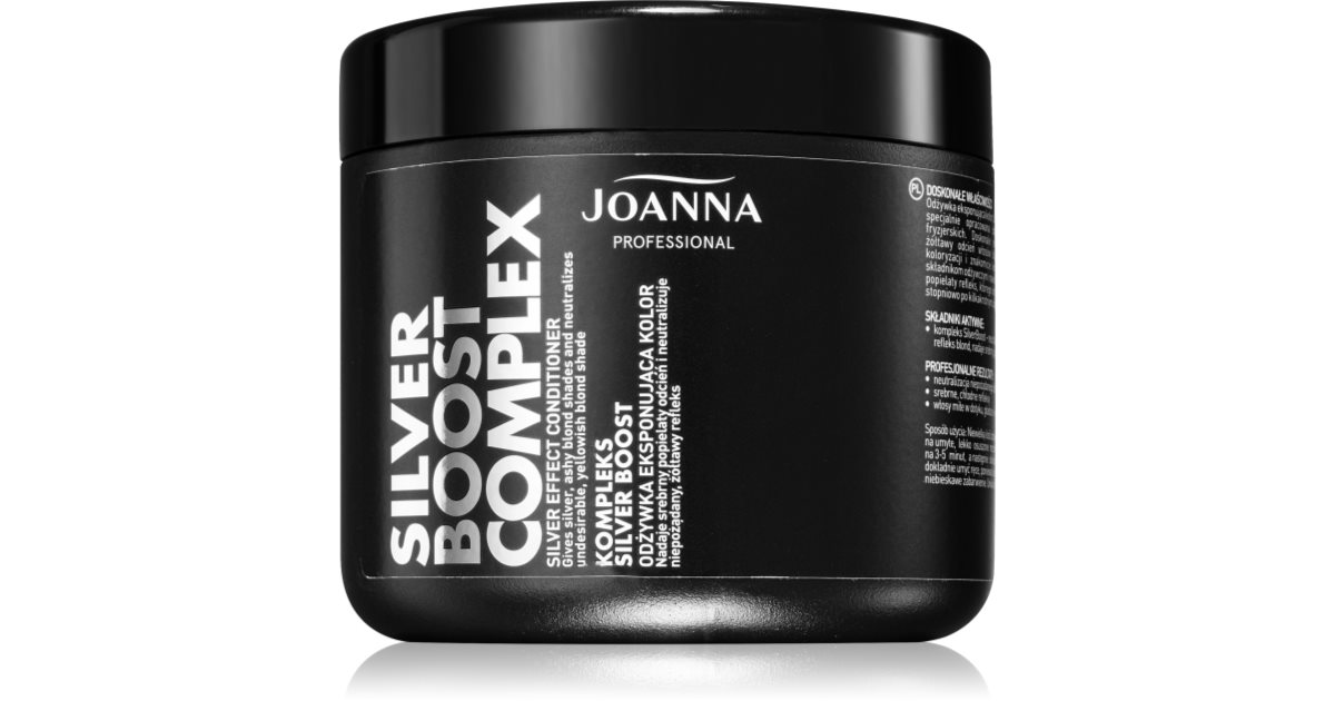 Joanna Silver Boost Complex condicionador violeta neutraliza tons ...