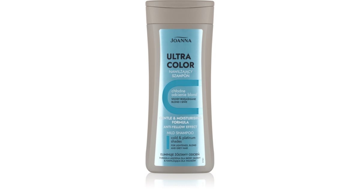 Joanna Ultra Color Paarse Shampoo neutraliseert gele Tinten | notino.nl