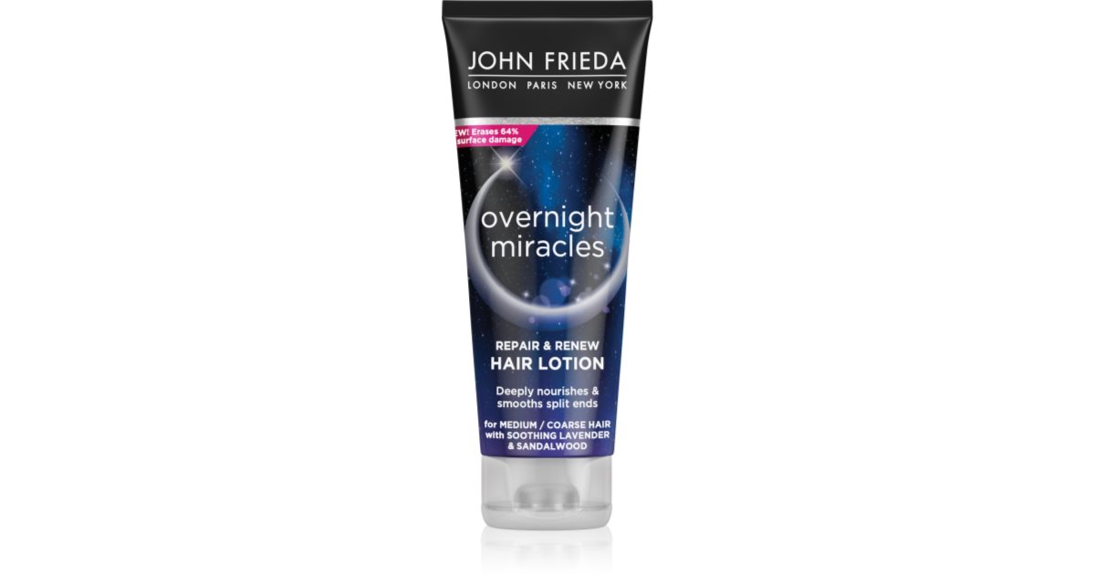 John Frieda Overnight Miracles Night Balm with nourishing and ...