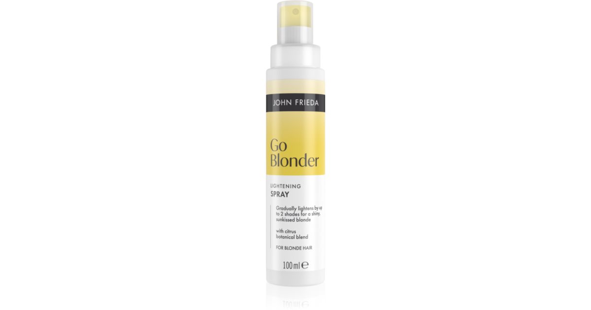 John Frieda Go Blonder Lightening Spray Hair Spray for lightening hair ...