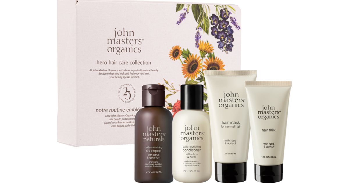 John Masters Organics Hero Hair Care dárková sada (pro dokonalý vzhled ...