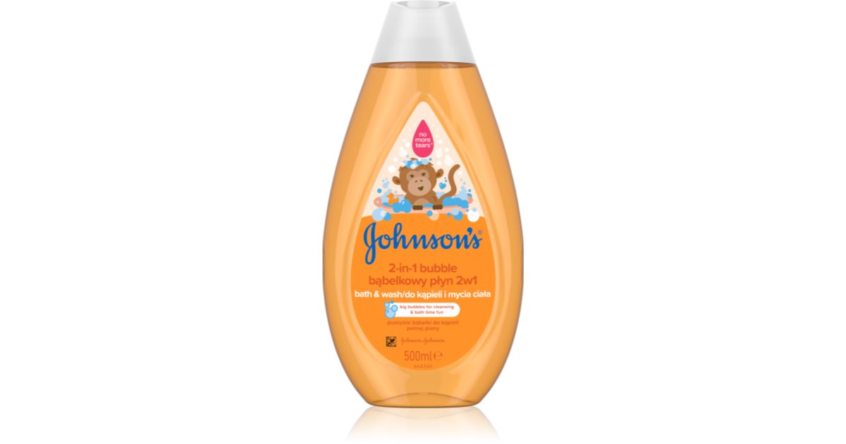 Johnson's® Wash and Bath bubble bath and shower gel 2-in-1 | notino.co.uk