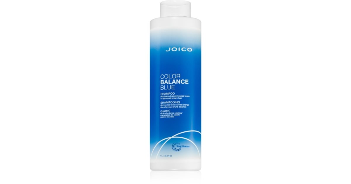 Joico Color Balance Blue champú hidratante para cabello con mechas ...