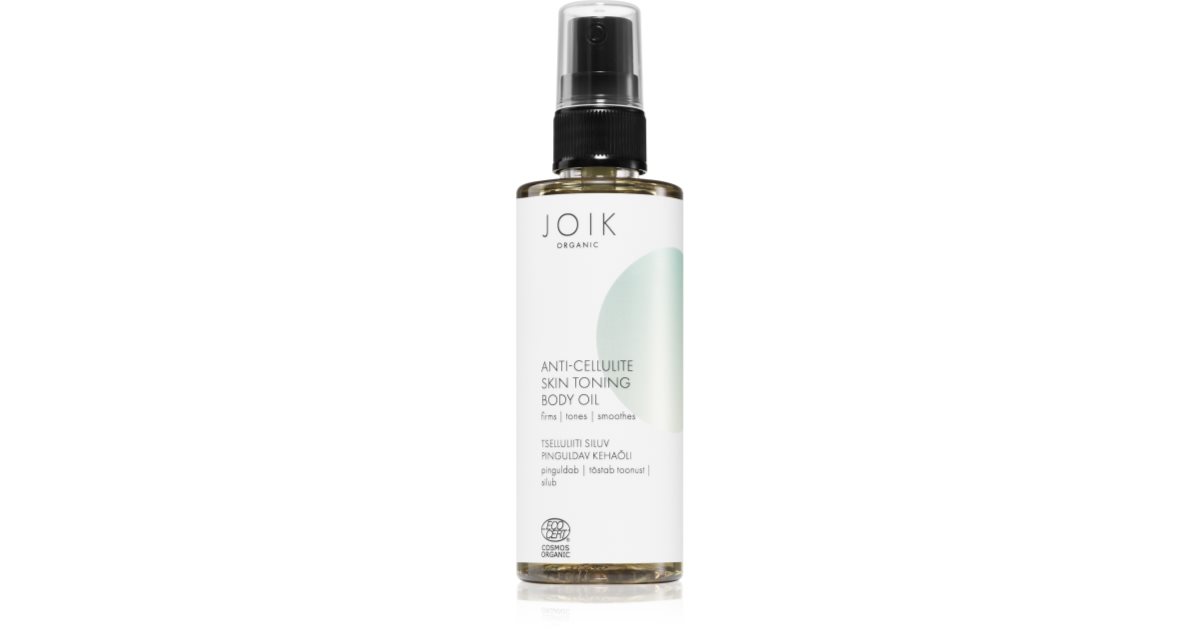 JOIK Organic Anti-Cellulite Skin Toning Body Oil body oil to treat ...