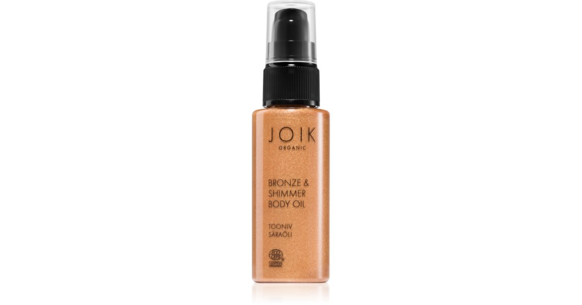 JOIK Organic Bronze & Shimmer shimmer bronzing oil | notino.co.uk