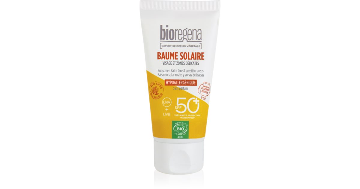 Bioregena Expertise Dermo Végétale sunscreen for very sensitive skin ...
