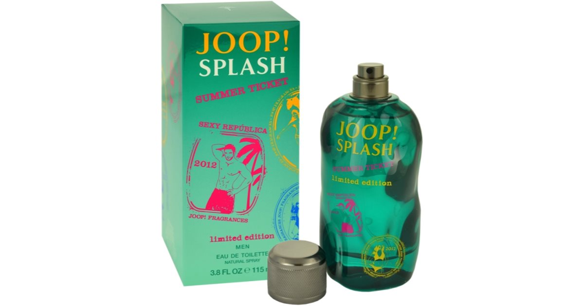 JOOP! Splash Summer Ticket 2012 Eau de Toilette for Men 115 ml | notino ...