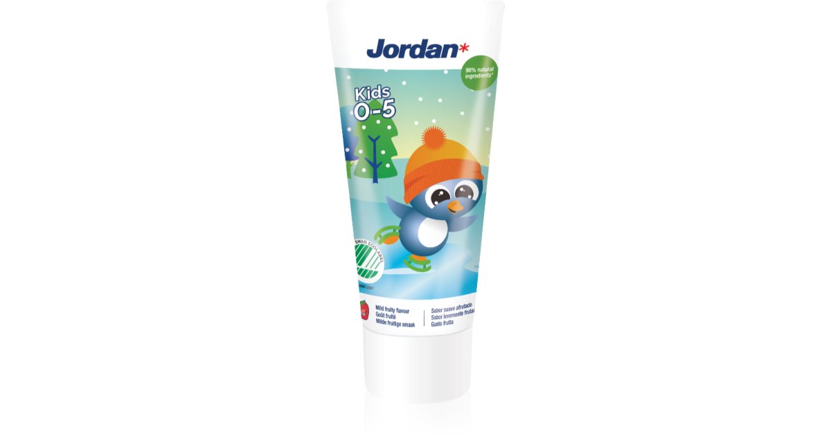 Jordan Toothpaste Kids 0-5 years паста за зъби за деца | notino.bg