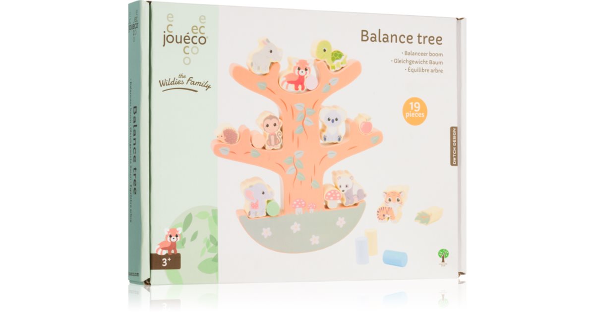 Jouéco The Wildies Family Balance Tree Spiel aus Holz ️ notino.de